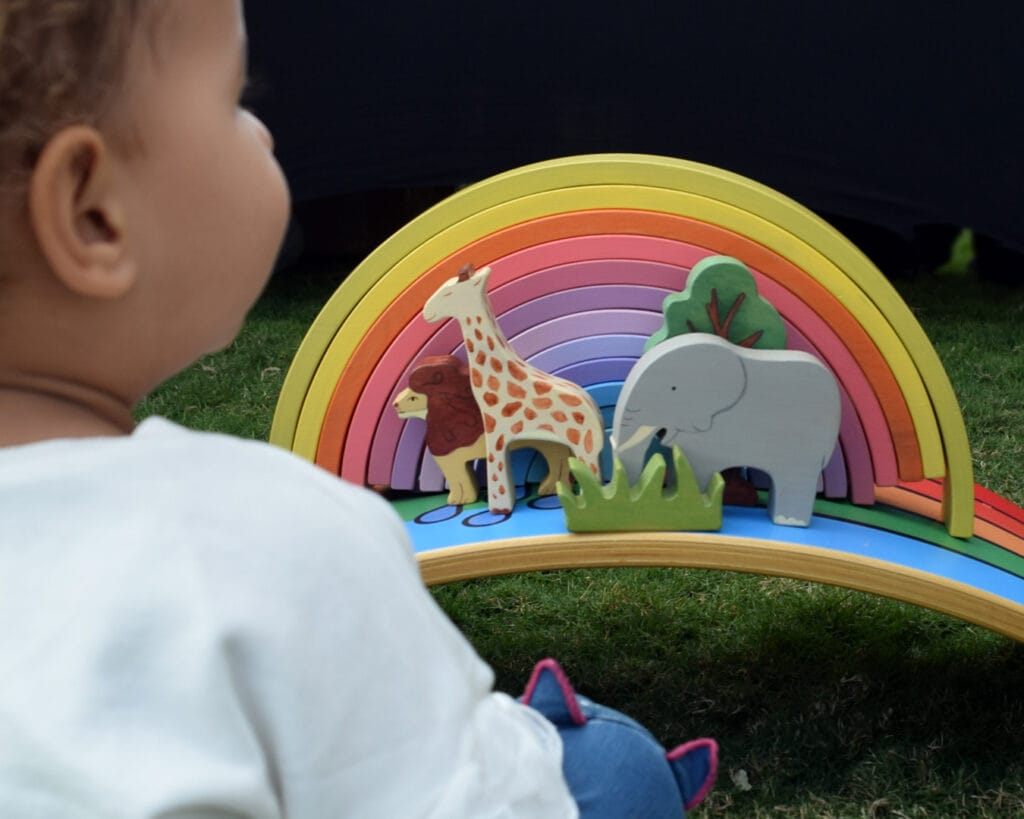 Curvy stacking blocks (12 pieces | Pastel) - AlwahWDusur Toys ألعاب ...