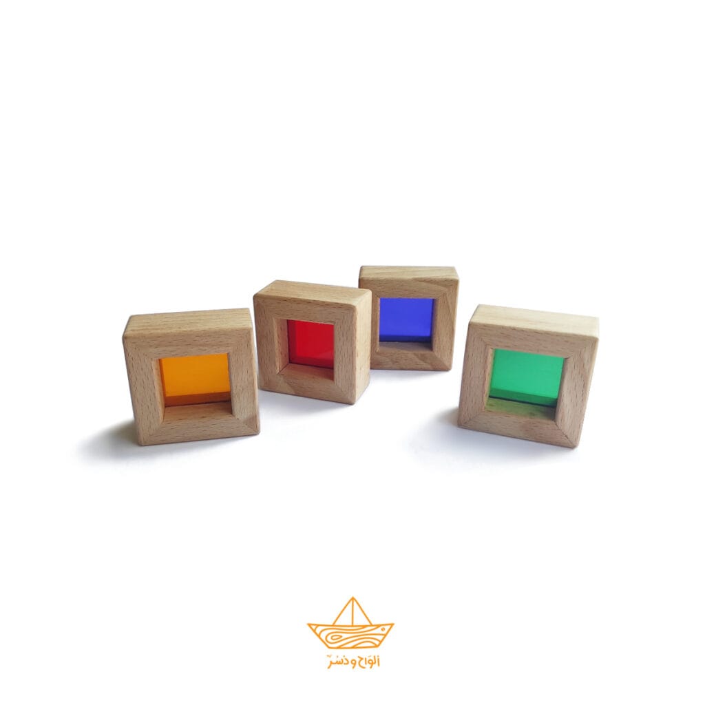 Wooden Sensory Window Stacking Blocks – 24 Pcs - AlwahWDusur Toys ألعاب ...